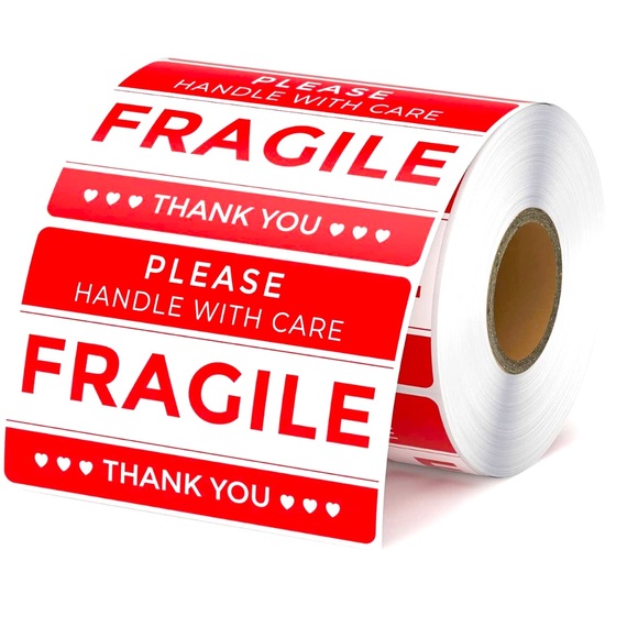 Office | 15 Fragile Stickers For Shipments | Poshmark